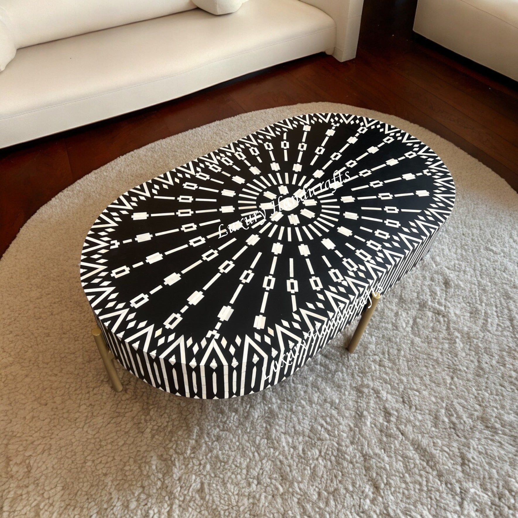Buy Bone Inlay Center Table & Coffee Table – Luxury Handicrafts