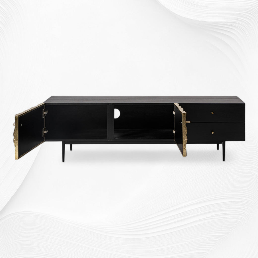 Denver Brass Media Cabinet – Luxury Handicrafts
