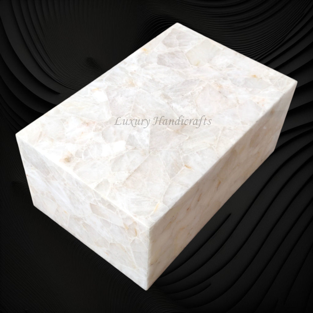 Lucia Crystal Quartz Coffee Table – Luxury Handicrafts