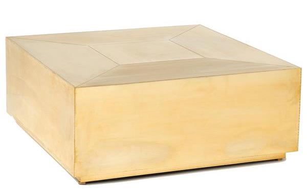 Brass Square Coffee Table – Luxury Handicrafts