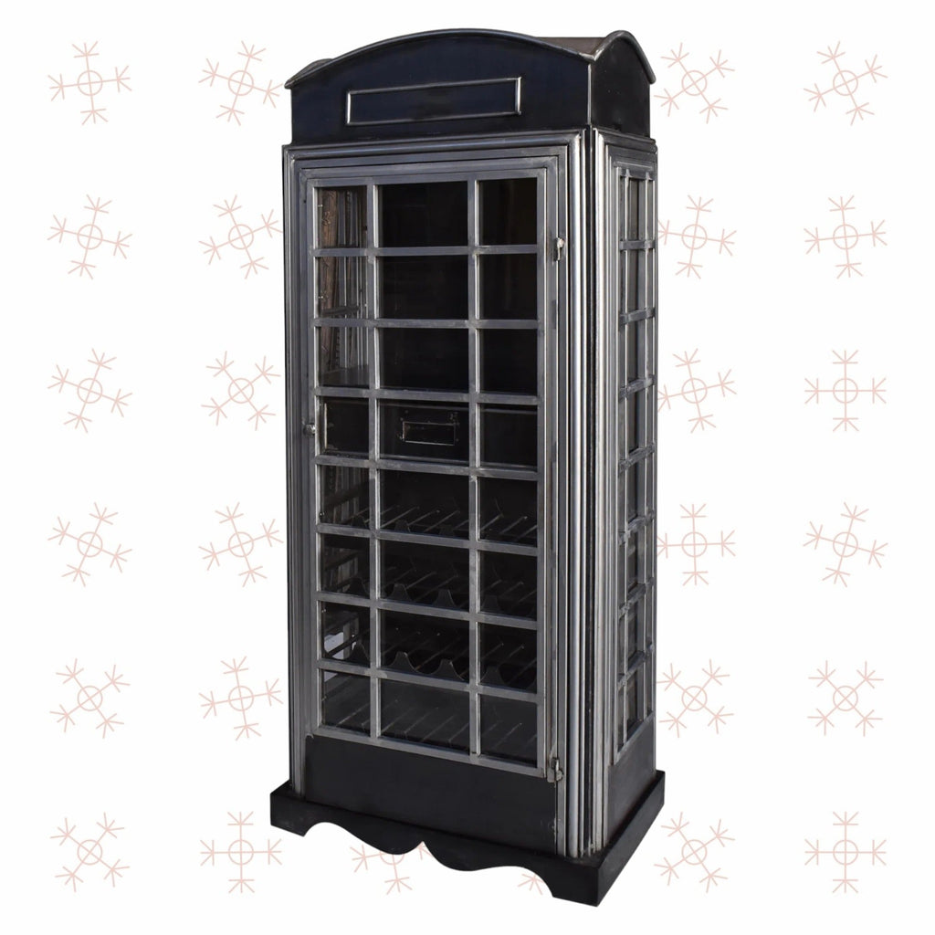 Noah Call Box Bar Cabinet Black – luxuryhandicrafts.in