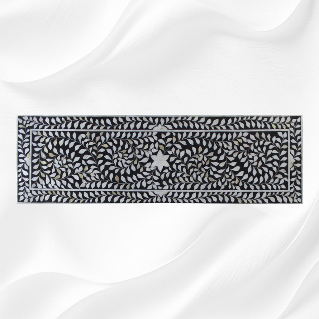 Shamiana MOP Inlay Chest of 2 Drawers Black – Luxury Handicrafts