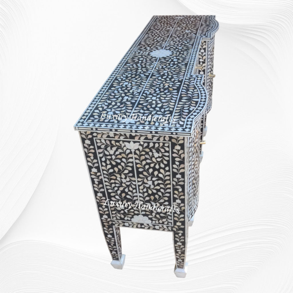 MOP Inlay Victoria Buffet Black – Luxury Handicrafts
